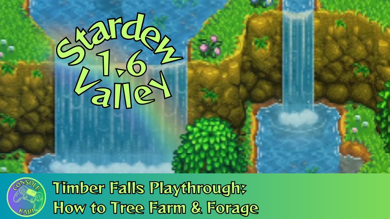 Stardew Valley: Tree farm & Foraging Playthrough - YouTube