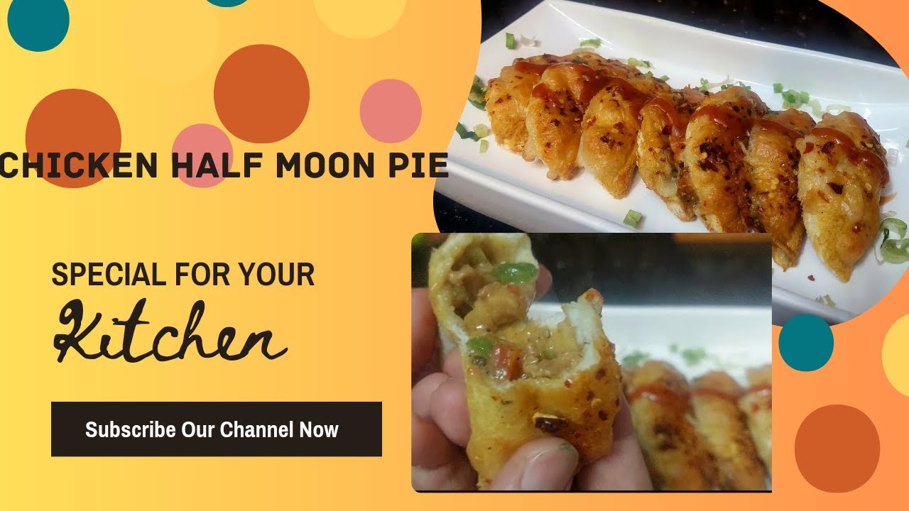 Chicken half moon pie (resturant wali recipe) - YouTube