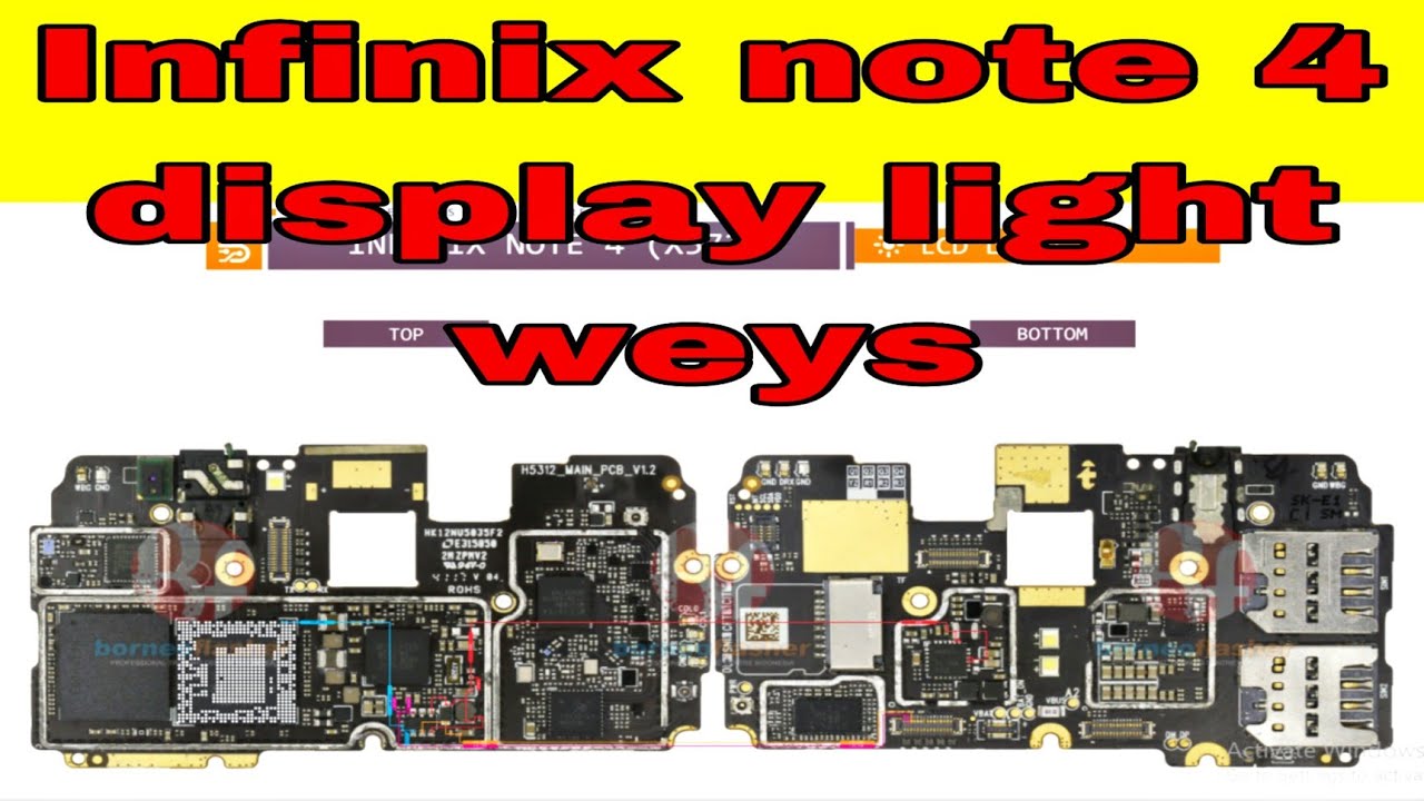 infinix note 4 display light problem solution// display light track ...