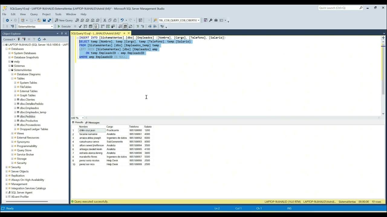 🔥Domina la Tarea Ejecutar SQL en SSIS | Elimina y Carga Datos SIN Duplicados en Visual Studio ...