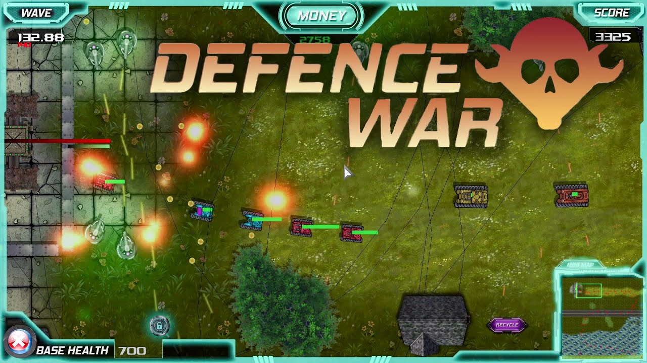 20 Minutes of "Defence War" Gameplay! - YouTube