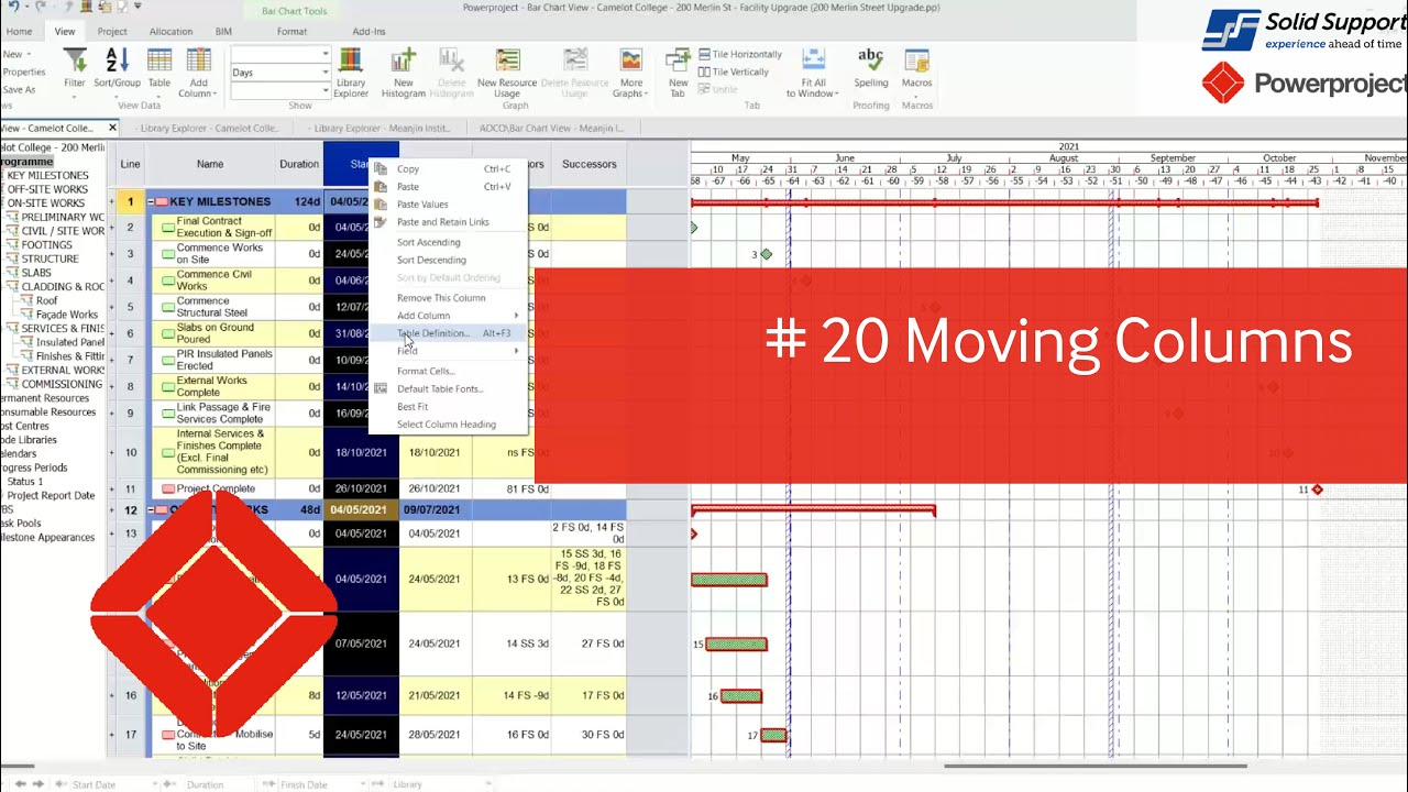 Moving Columns Powerproject Quick Tip 20 YouTube moving-columns-powerproject-quick-tip-20-youtube