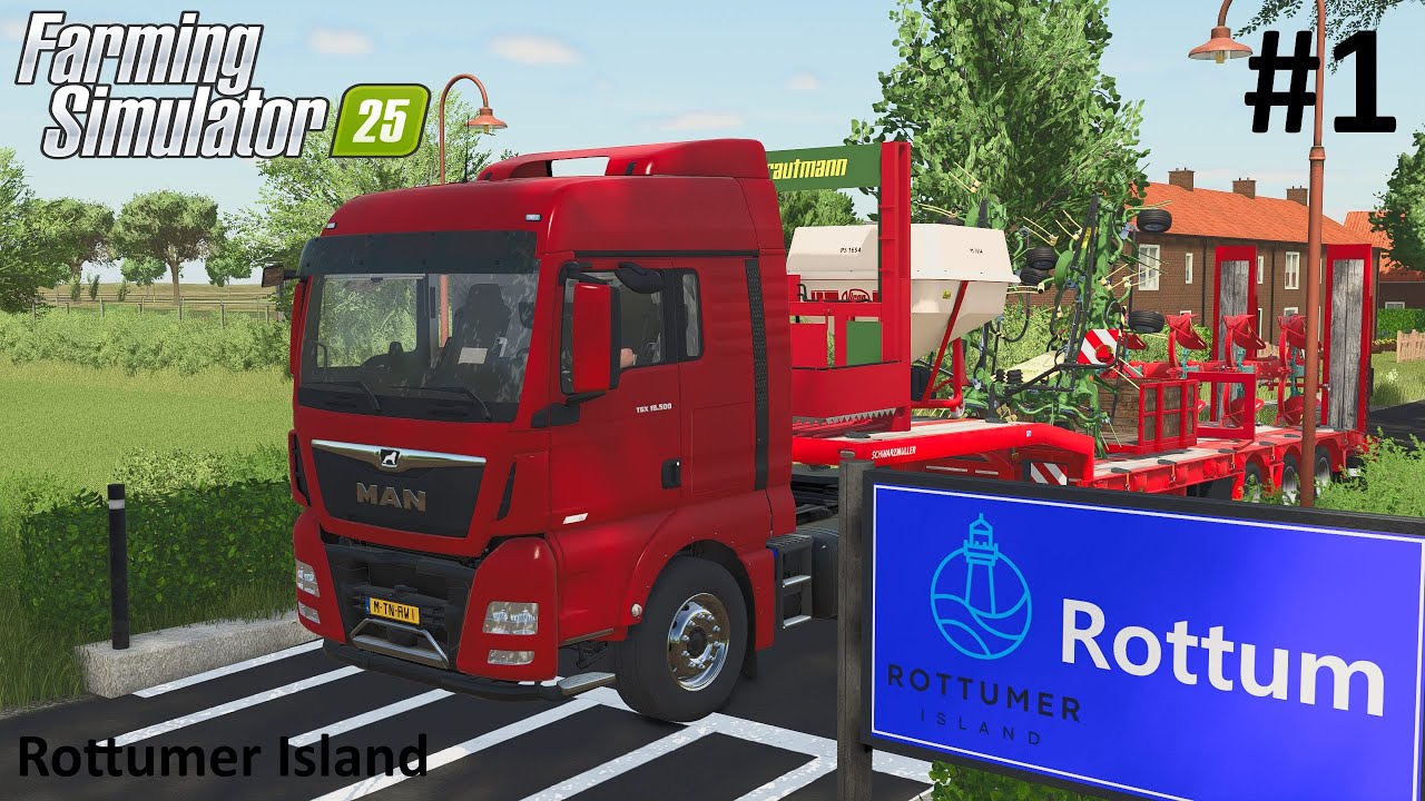 FS25 | Rottumer Island | #1 | Aangekomen op Rottumer Island - YouTube