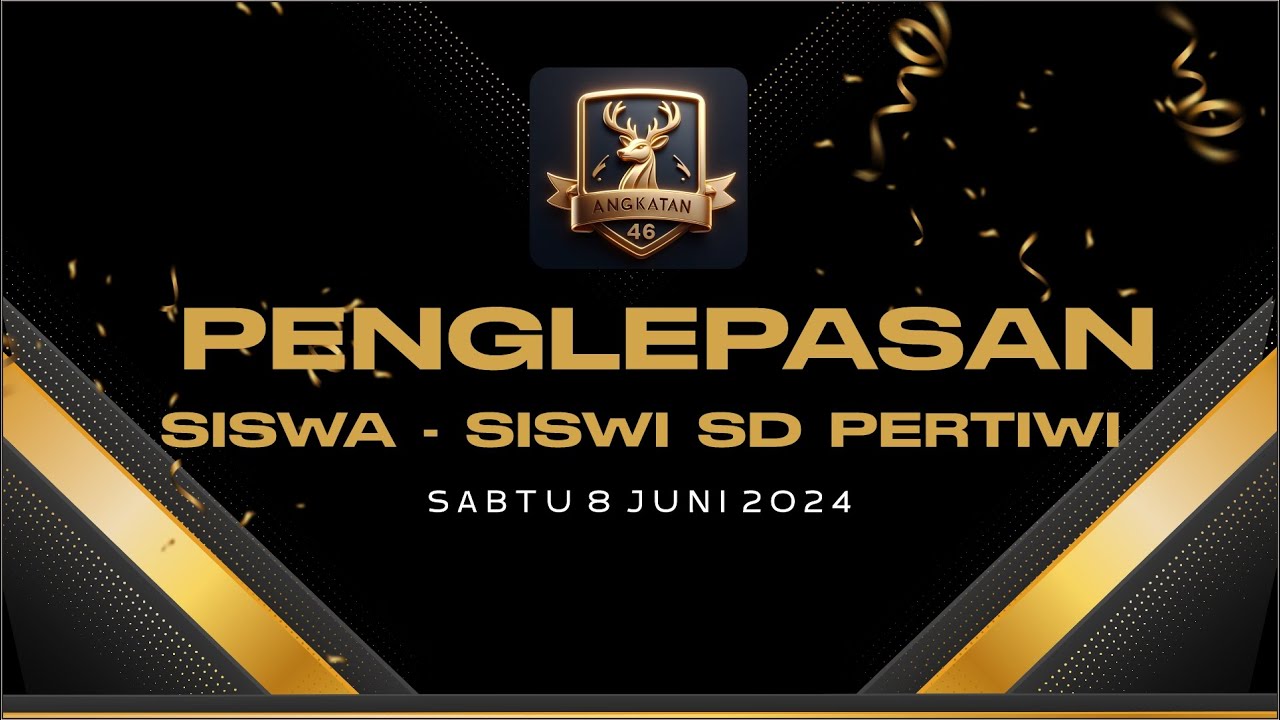 Penglepasan Siswa - Siswi SD Pertiwi - YouTube