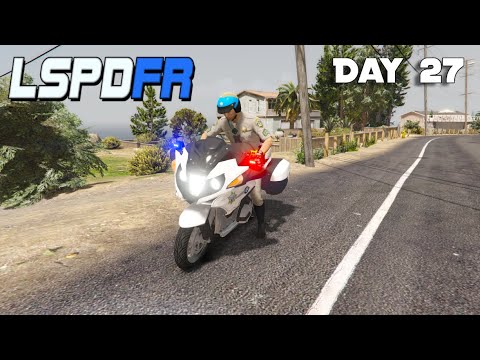 GTA V: LSPDFR Day 27. - Motorcycle Patrol With The Highway Patrol ...