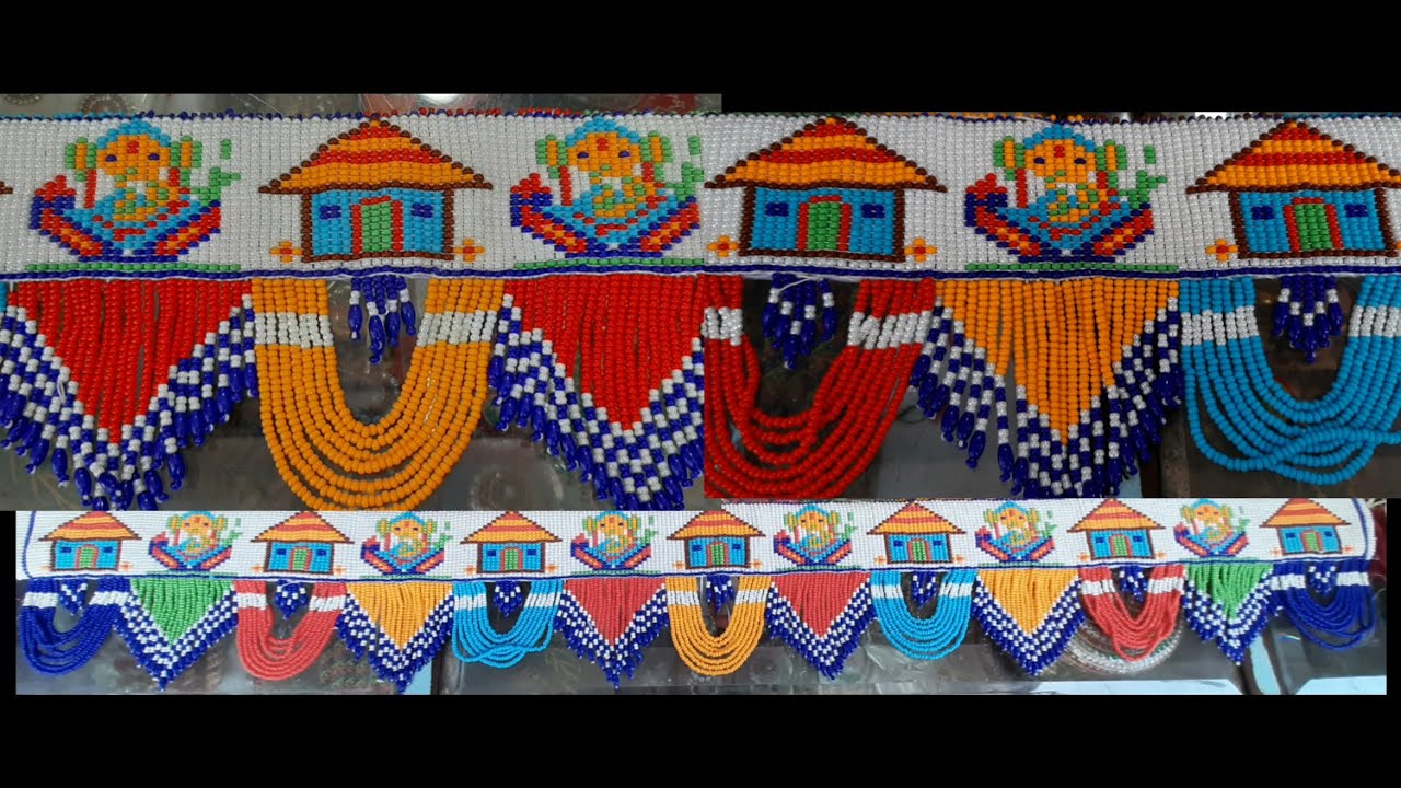 Khatli work moti toran new design / dal moti toran new design / moti ...