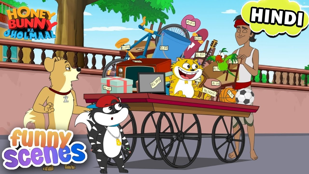 Honey Bunny Funny Scenes | Cartoon For Kids | Compilation - 03 ...