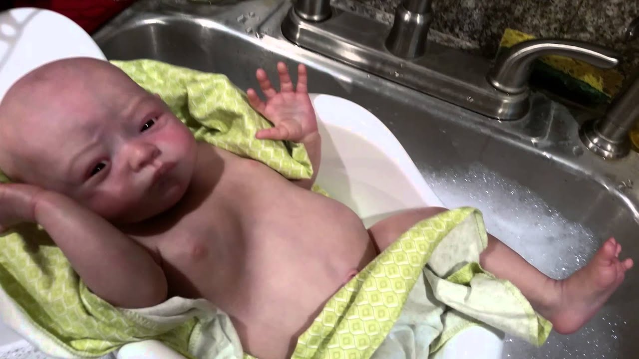 Newborns First Bath | LIFELIKE Baby Doll | Realistic Reborn Baby Toy ...