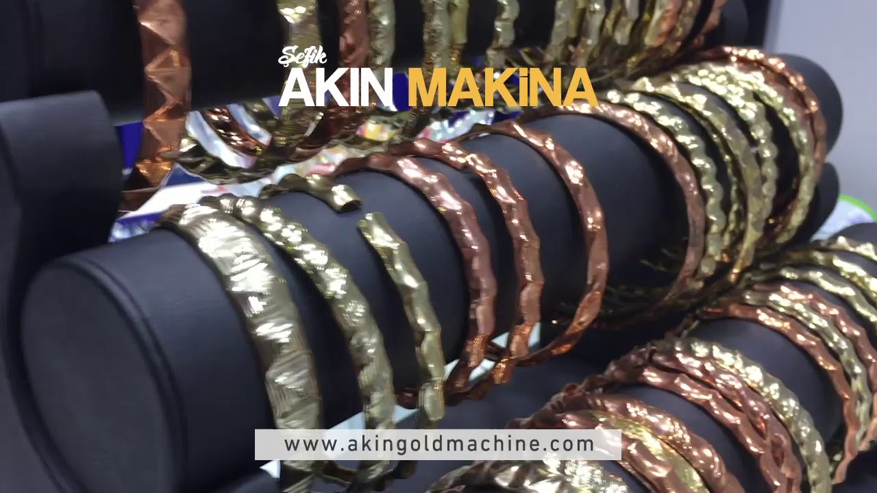 Gold Bangle Making Machine | AKIN MAKINA - YouTube