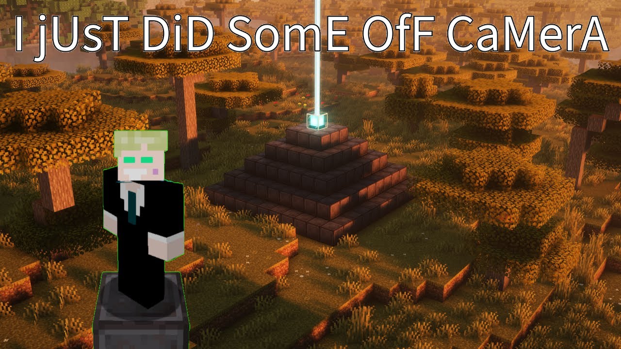 Minecraft off camera mining be like - YouTube