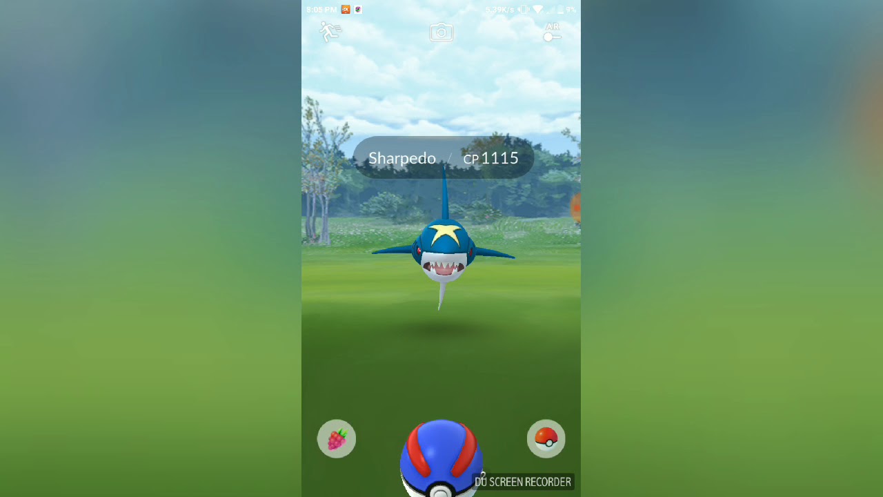 Catching Sharpedo Pokemon in Pokemon go ( New generation 3 Pokemon ...