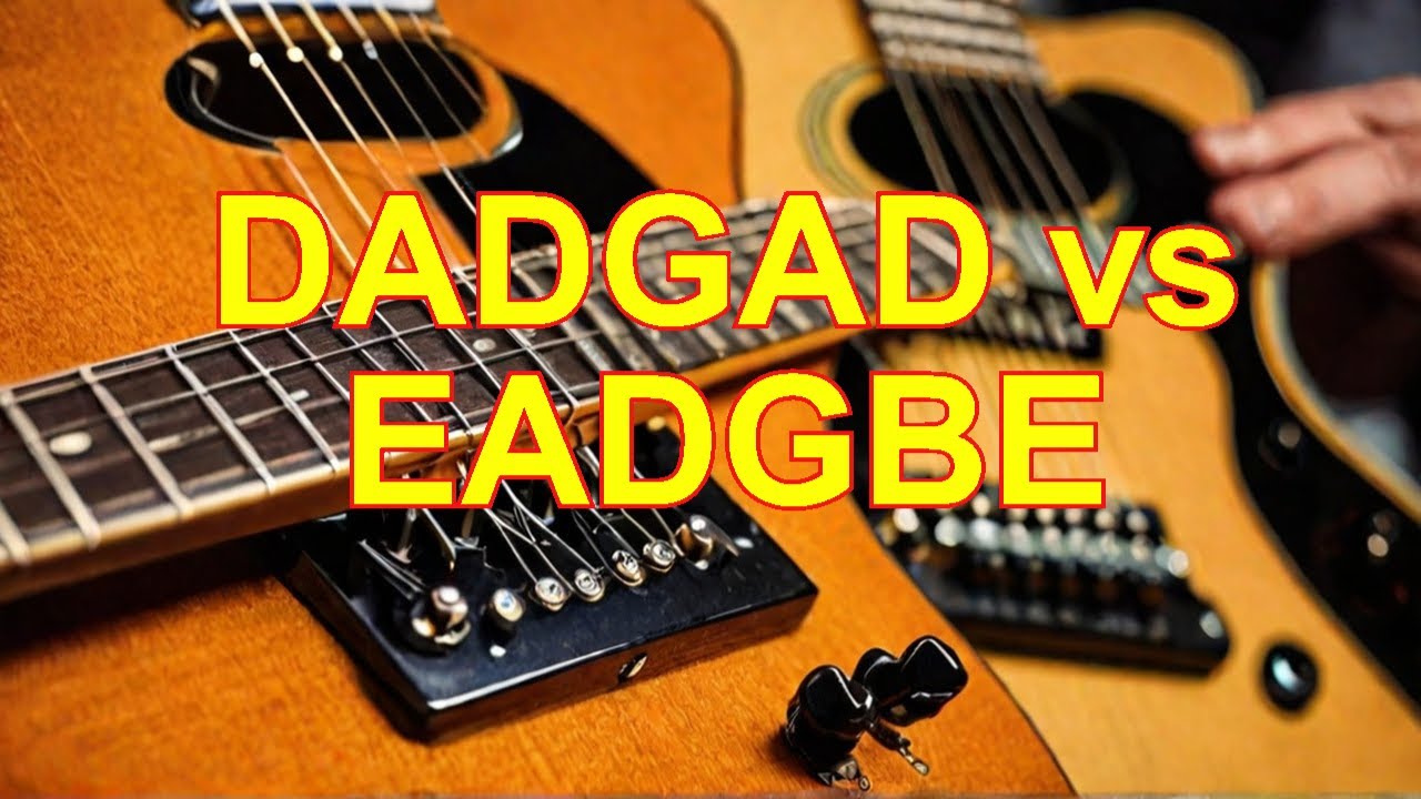 Gitara DADGAD vs EADGBE -Porownanie(gitary elektryczno akustyczne na ...