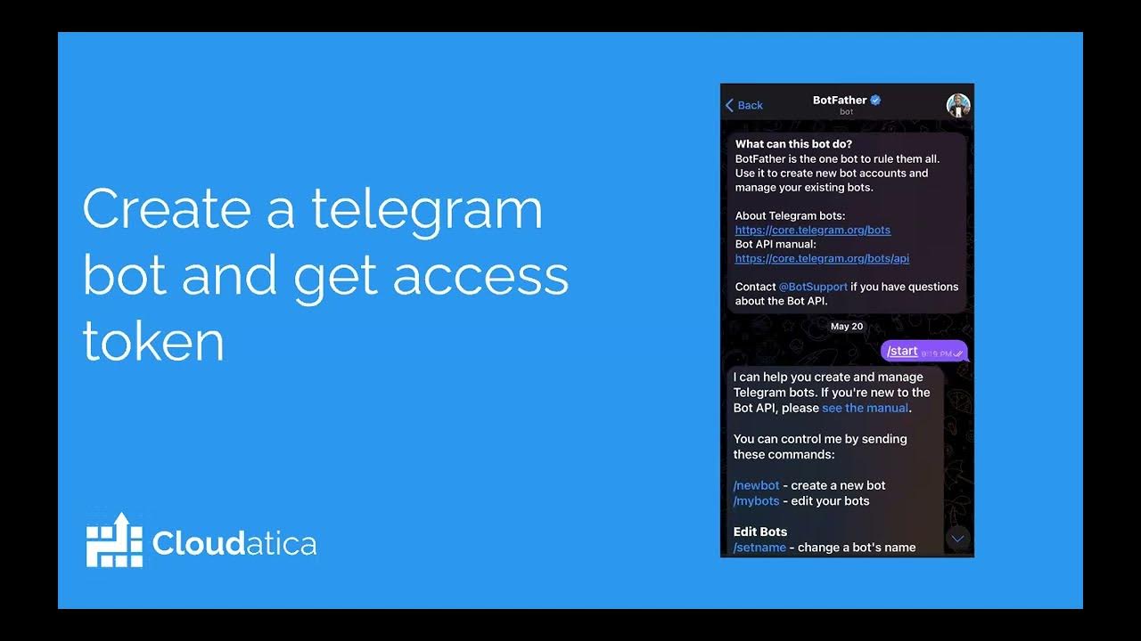 Create telegram bot and get access token (4/5: Copilot Studio as a skill in Azure Bot Framework ...