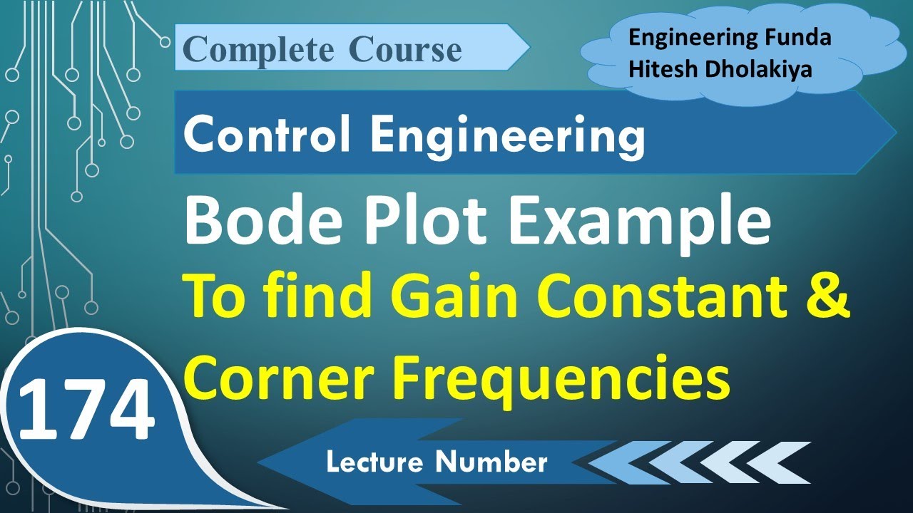 Bode Plot Example: Analyzing Gain Constant and Corner Frequency in Control Systems - YouTube