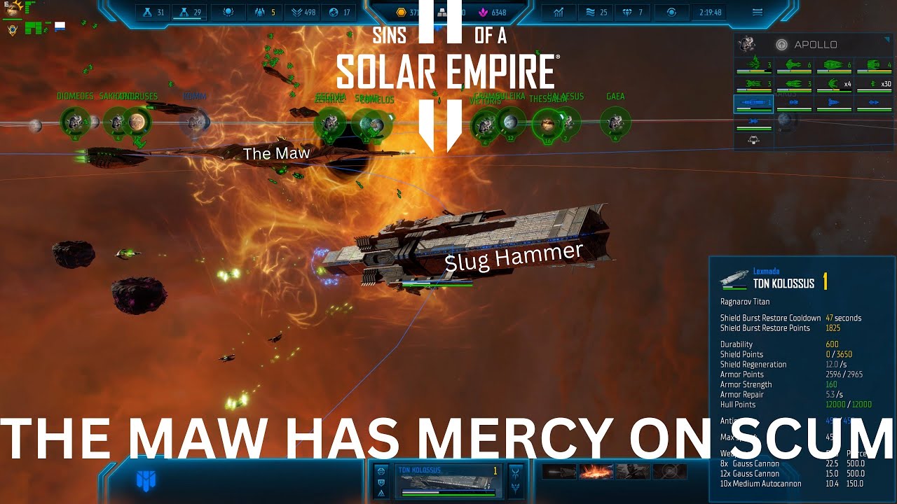 Sins of a Solar Empire 2: The Maw Has Mercy on TEC Rebel Scum!!! Pt.3 ...