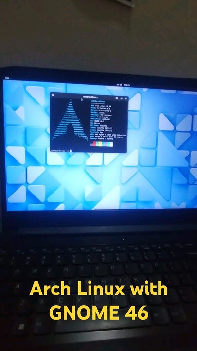 Arch Linux with GNOME 46 #arch #gnome #linux - YouTube