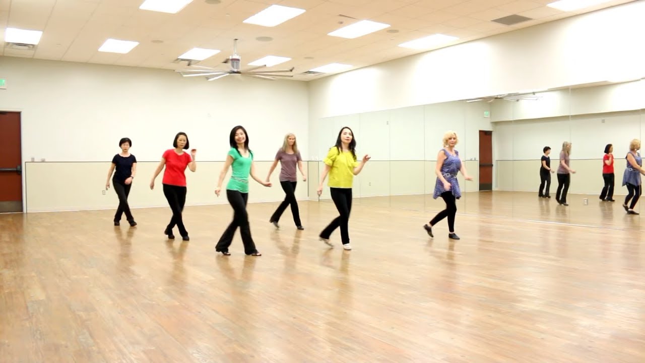 Up In The Air - Line Dance - YouTube