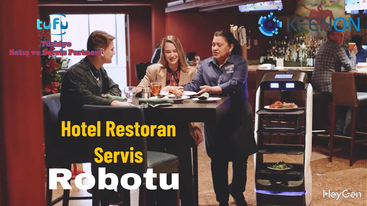 Hilton Hotel Keenon Restoran Servis Robotunu Çalışanlardan dinleyelim ...