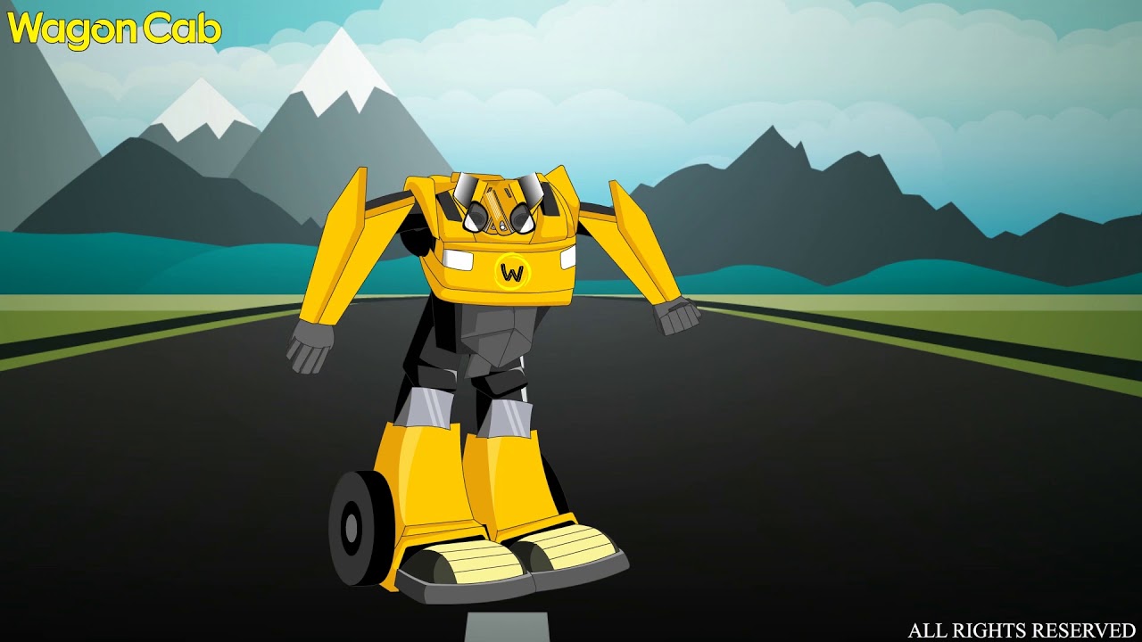 Transformer Animation | Wagon Cab - YouTube