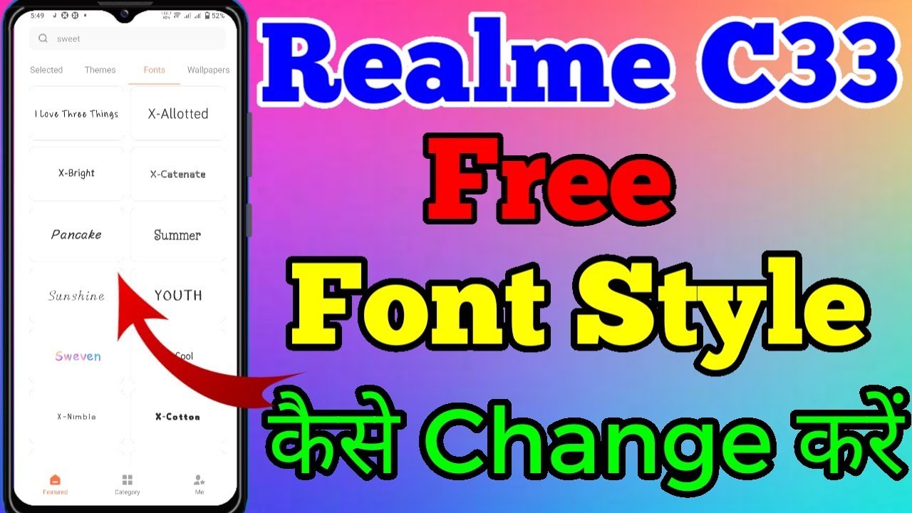Realme C33 Free Font Style Setting Kaise Change Kare How To Free realme-c33-free-font-style-setting-kaise-change-kare-how-to-free