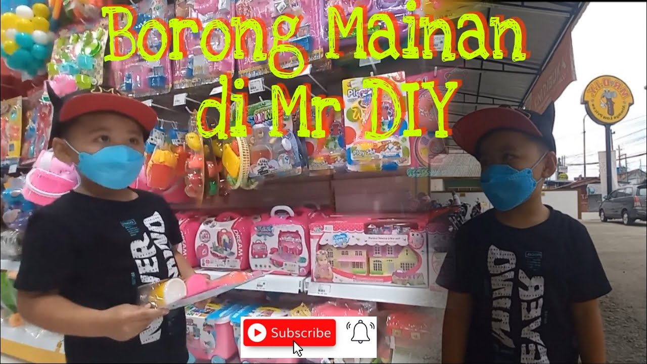 Sakha belanja mainan di Mr DIY - YouTube