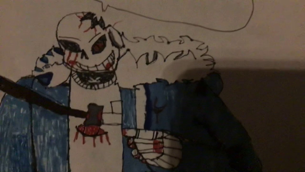 Horror sans is creepy now! - YouTube