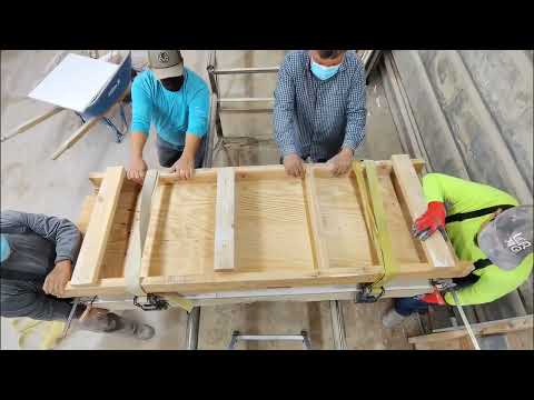 Renaissance Cast Stone team making a cast stone fireplace mantel Gusto Divino by dry tamping method