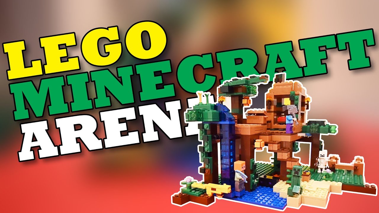 LEGO MINECRAFT ARENA UNBOXING & PLAYING - YouTube