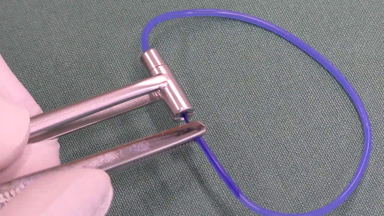 Comfort Drain Grasper with forceps demonstration - YouTube