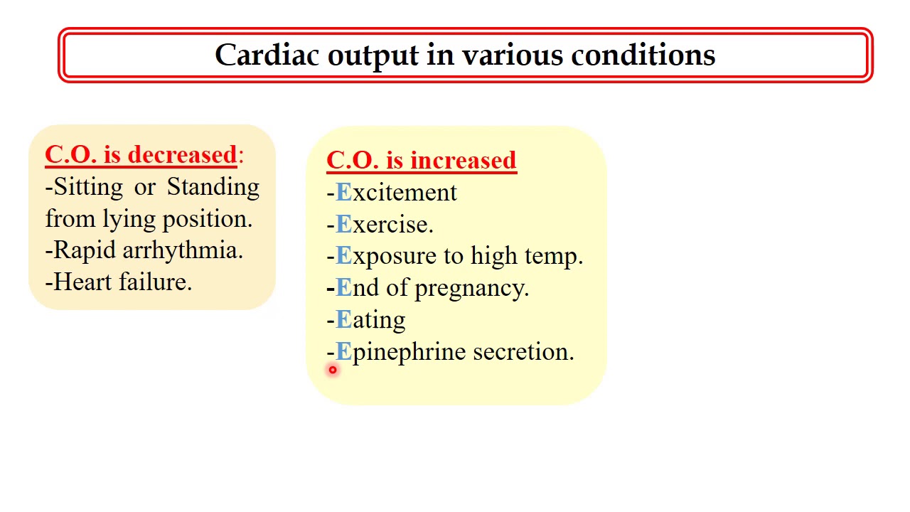 MED LEVEL2 CVS127 PHYSIOLOGY Cardiac output - YouTube