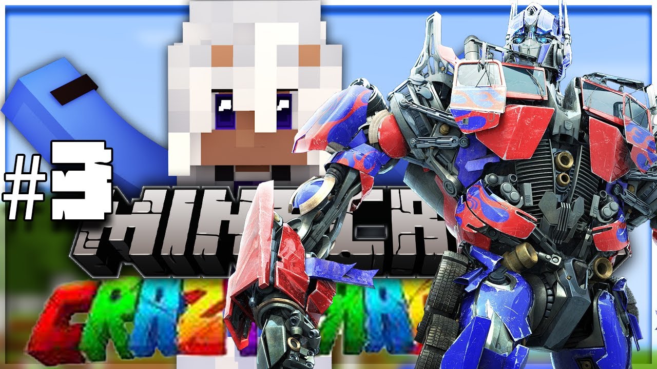 Mining for transformers ore | Ep 3 | Minecraft Crazy Craft 3.0 - YouTube