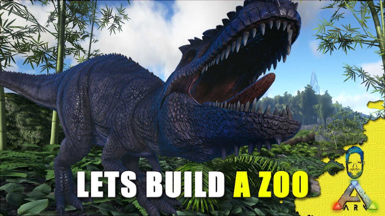 Ark Survival Evolved Let's Build a Zoo - Live Stream EP 02 - YouTube