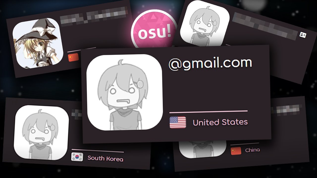 osu! 】 Unique usernames - YouTube