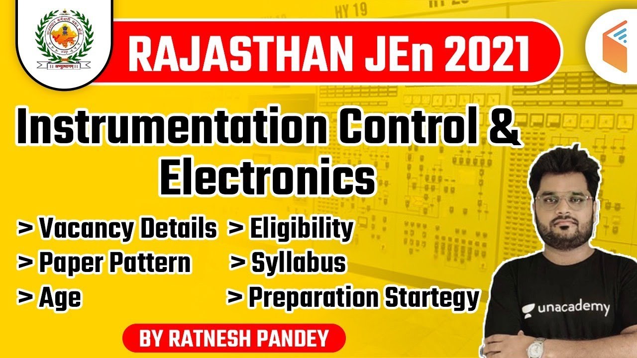Rajasthan JEn 2021 | Instrumentation Control & Electronics by Ratnesh ...