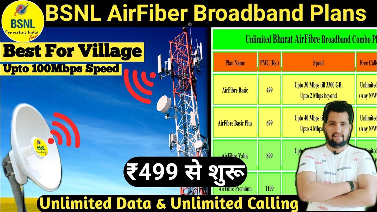 BSNL AirFiber Plans | BSNL AirFiber | Bharat AirFiber Plans | Bsnl ...