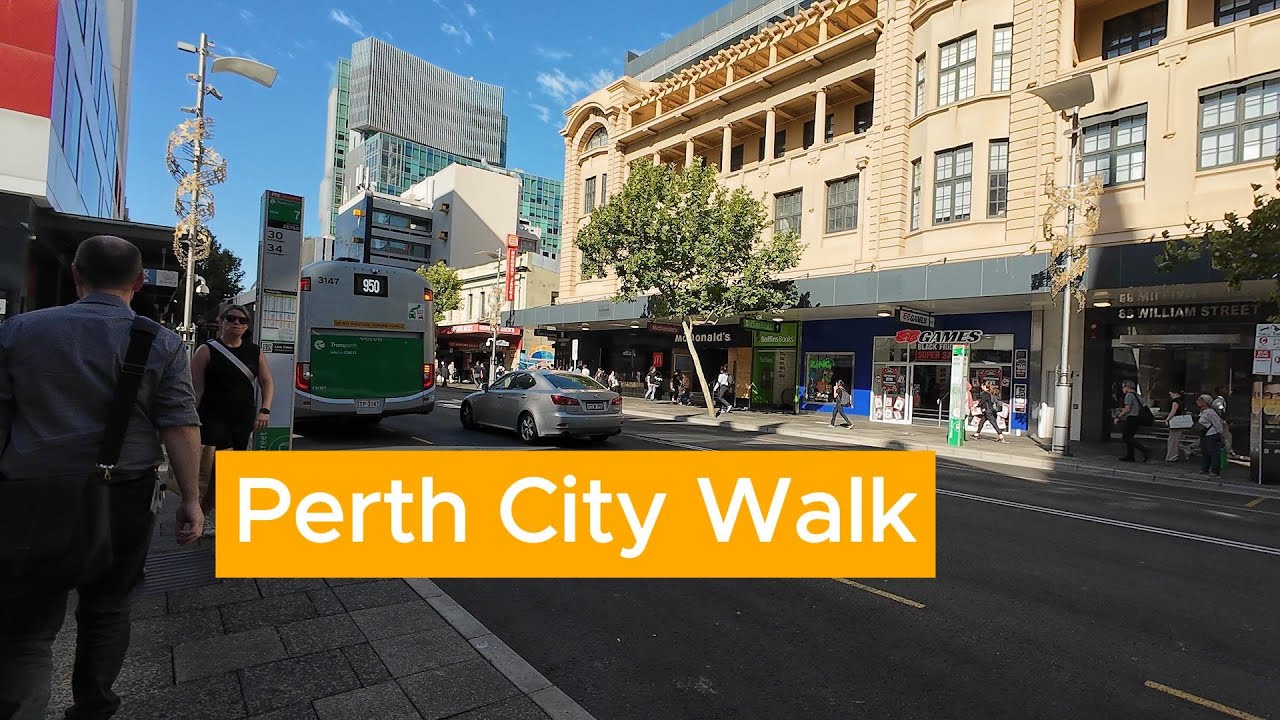 Walk to Perth Bus Port |WA - YouTube