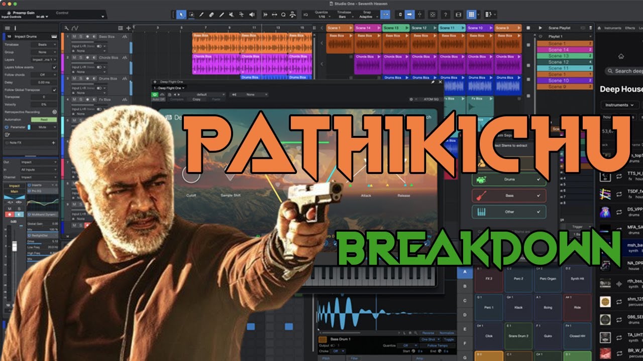 How I Make Pathikichu BGM From Vidamuyarchi || Breakdown Series || KD's ...