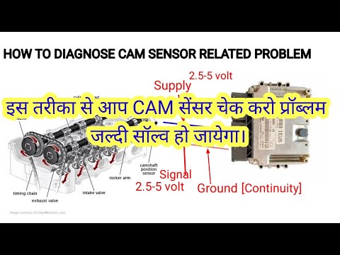 P0340।P0341।HOW TO DIAGNOSE CAMSHAFT POSITION SENSOR - YouTube