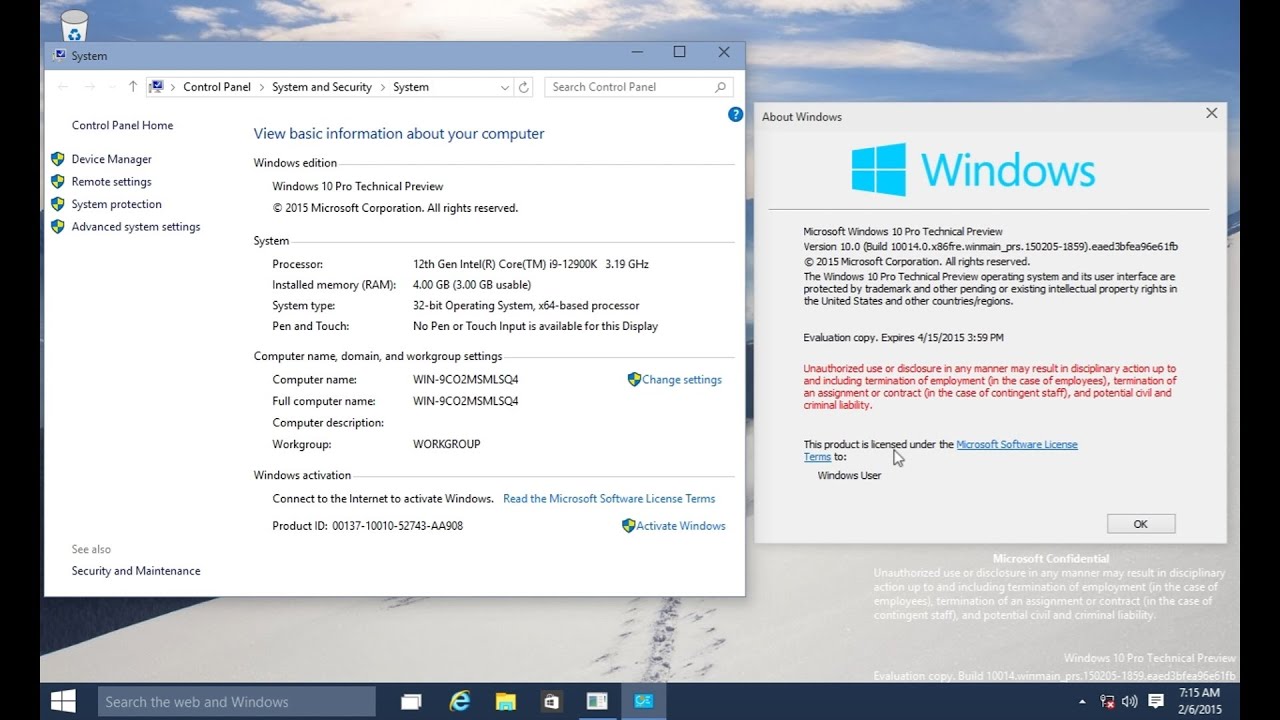 Windows 10 Build 10014 - YouTube