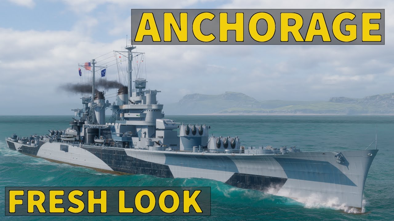 Anchorage - T8 American Heavy Cruiser | World of Warships - YouTube