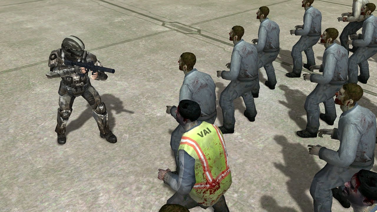 Halo 3 ODSTs VS. Zombies - YouTube