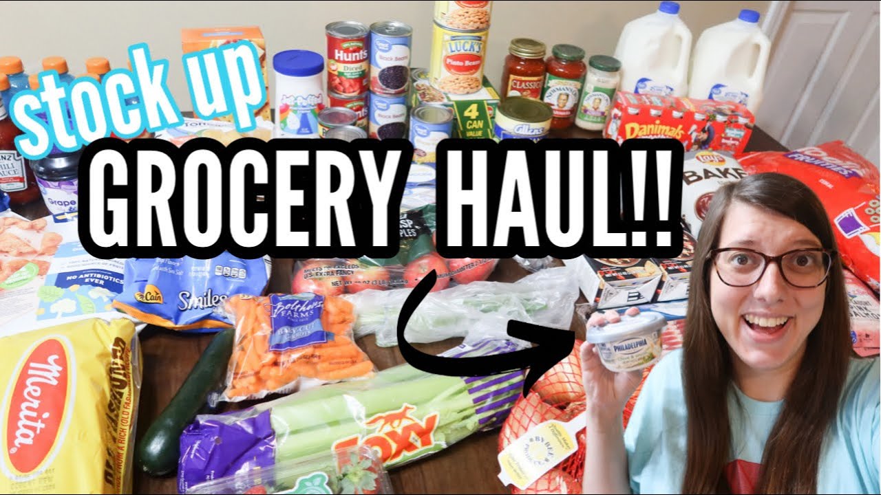 WEEKLY GROCERY HAUL WITH PRICES | STOCK UP GROCERY HAUL | GROCERIES ON ...