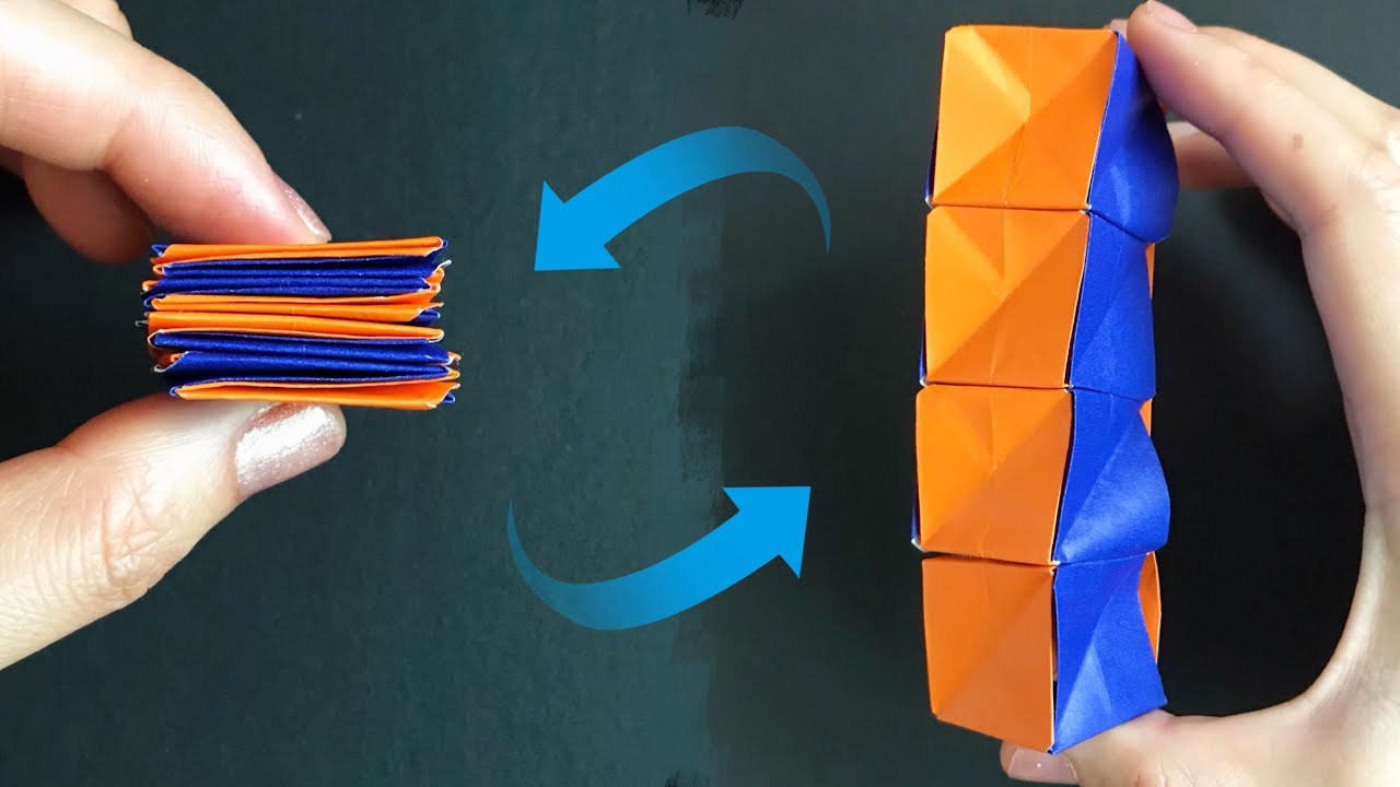 Origami Magic Rubber Cubes/ Fun & Easy Origami/ DIY Toy/ Paper Craft - YouTube