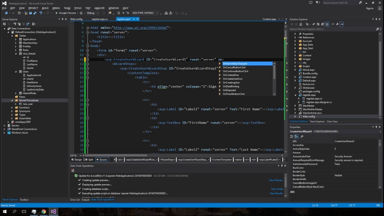 Create user and Adding Extra Custom Field to ASP.net Membership Provider - YouTube
