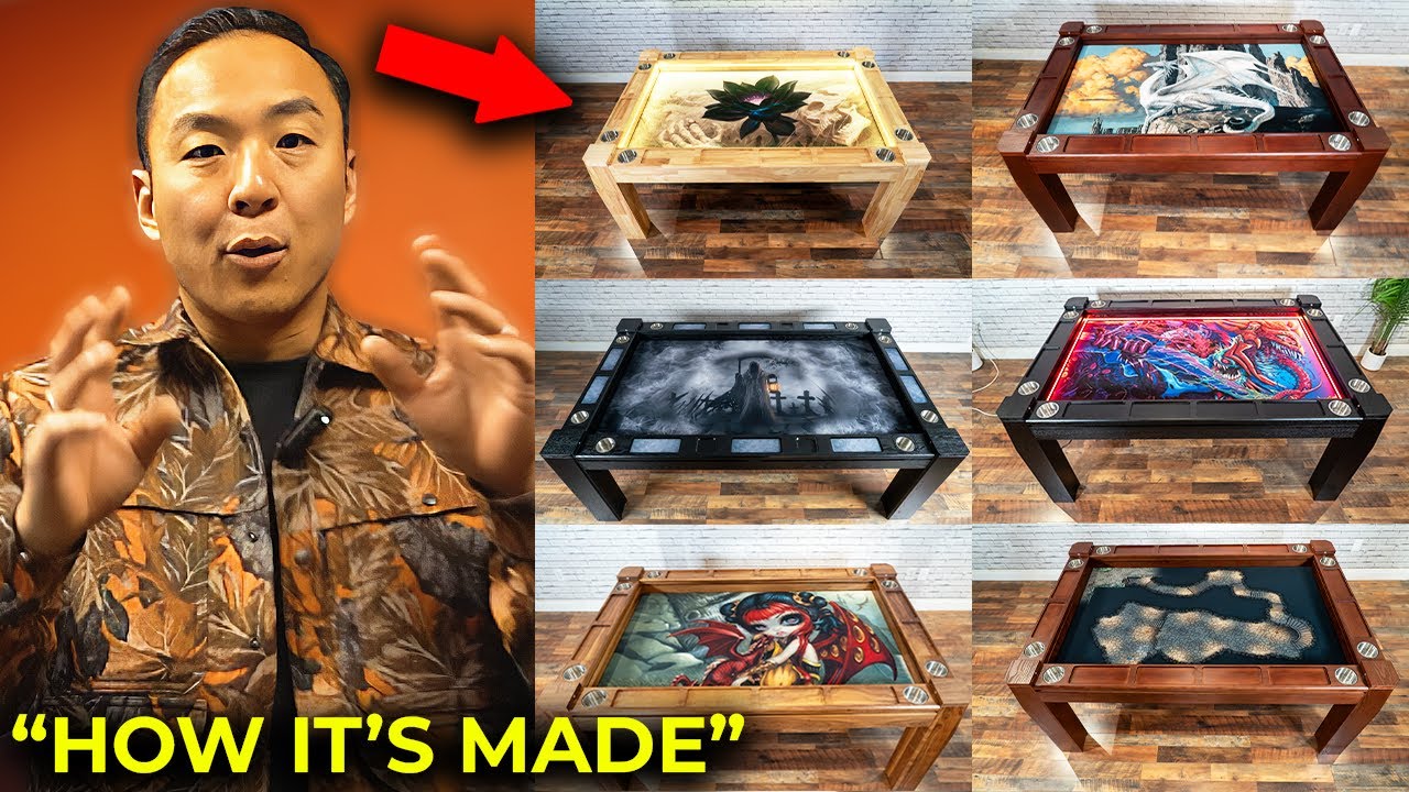 The Making of the Best Board Game Table Playing Surface | Gaming Tables ...