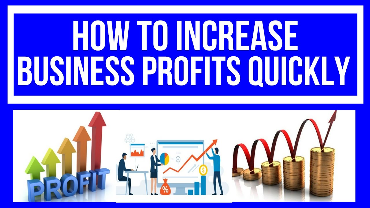 HOW TO INCREASE YOUR BUSINESS PROFITS QUICKLY I INCREASE PROFITS AND ...
