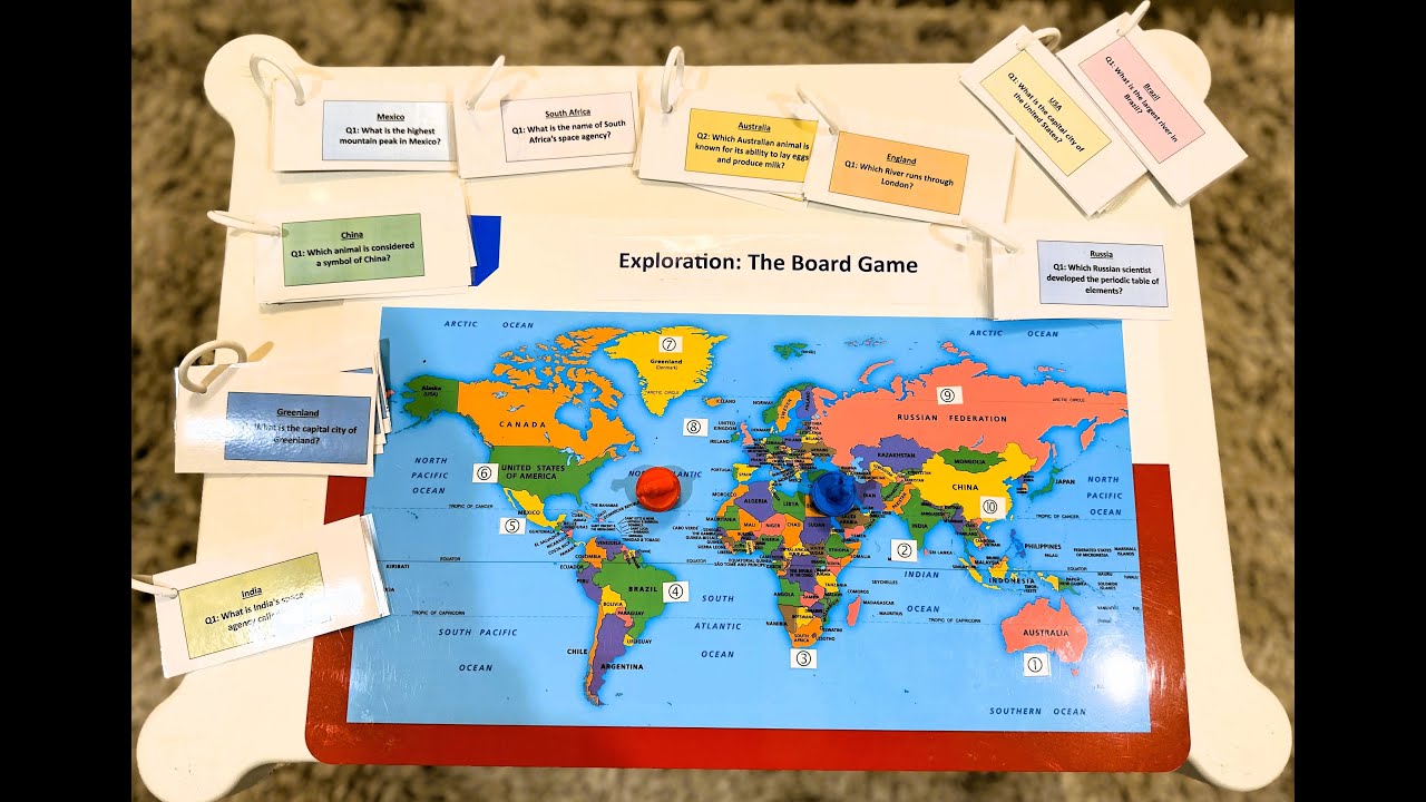 Exploration board game OSA - YouTube