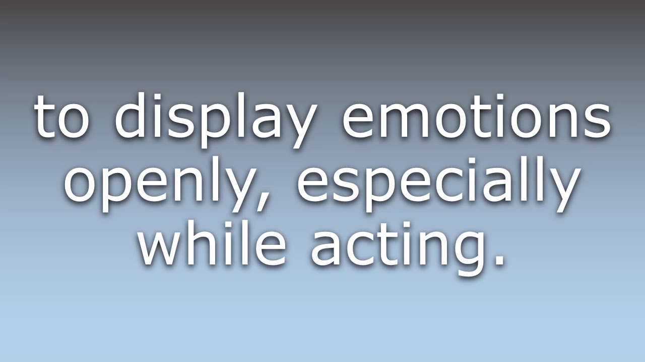 What does Emote mean? - YouTube