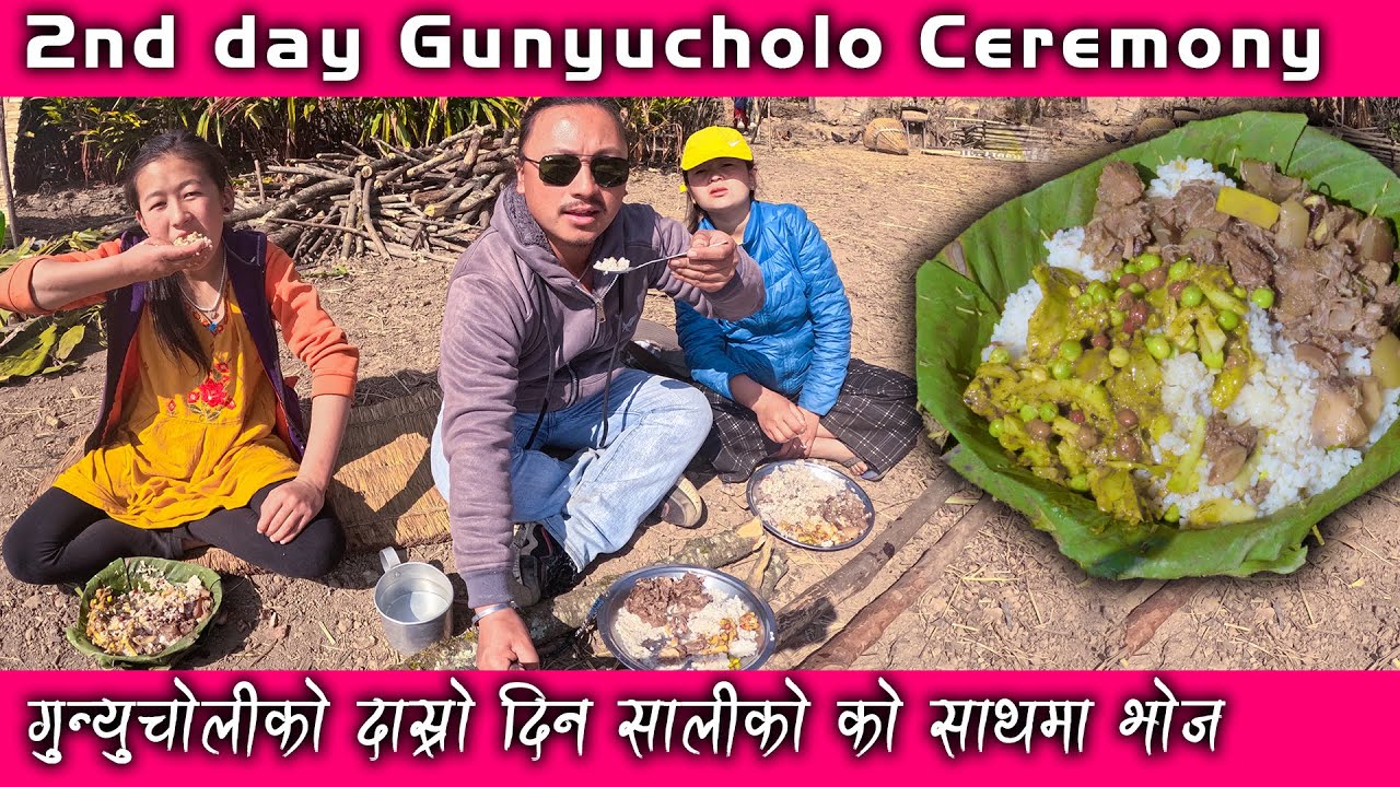 #Gunyucholo ceremony on the second day was also very enjoyable ...