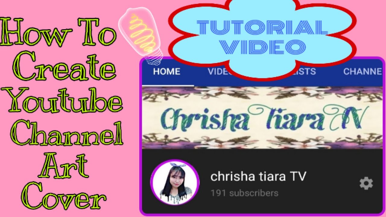 How to create Youtube Channel Art Cover? |TUTORIAL VIDEO| - YouTube